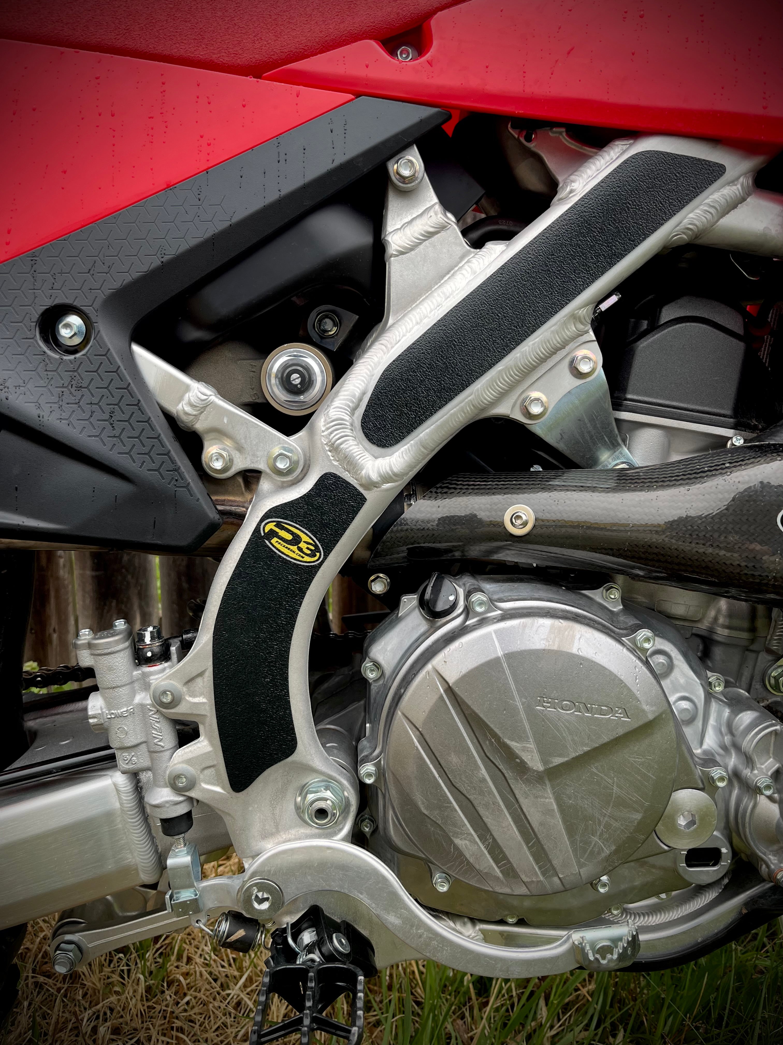 P3 Carbon Grip Guards Frame Protectors Honda CRF250 & CRF450 Models ...