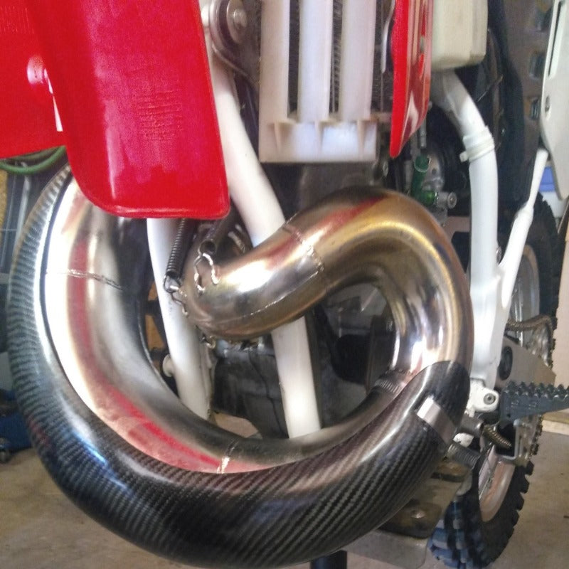P3 Carbon Pipe Guard Honda CR500AF PC | 1989-2014